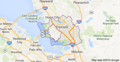 Interactive Map Of Fremont Ca